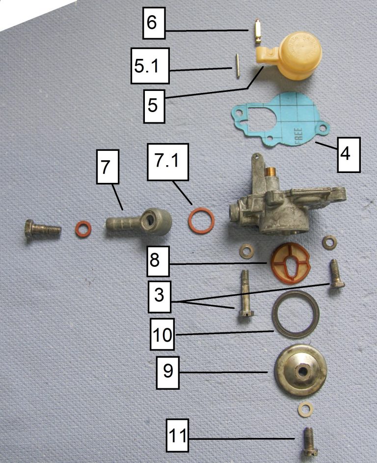 Schwimmerkammer am Dellorto SI Vergaser – Motoerevo