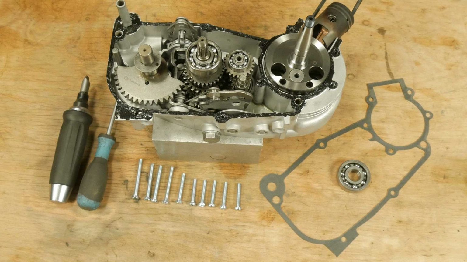 Simson Sperber Motorregeneration (M54 4-Gang) – Motoerevo